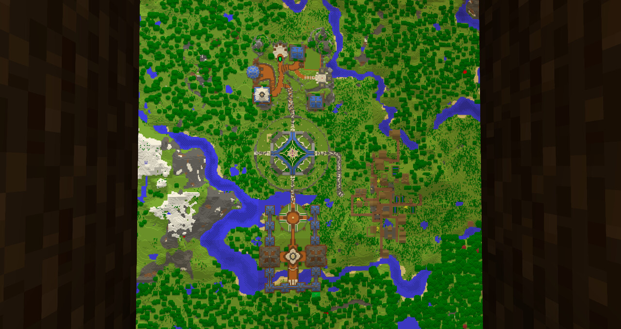 Natural Open Spawning Area with Shop, Portals, and Huge Garden ...