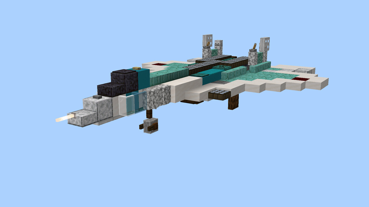 1:1 scale Sukhoi Su-57 "Felon" Minecraft Map