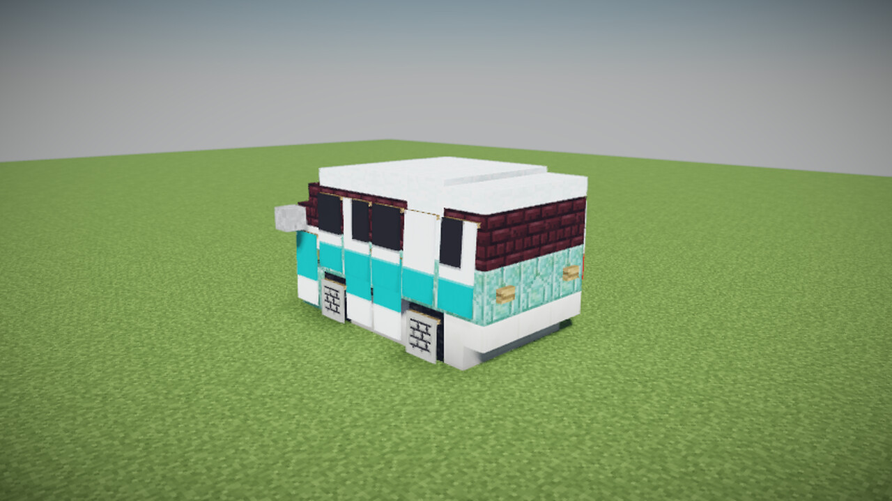 Japanese Mini VW Bus Minecraft Map