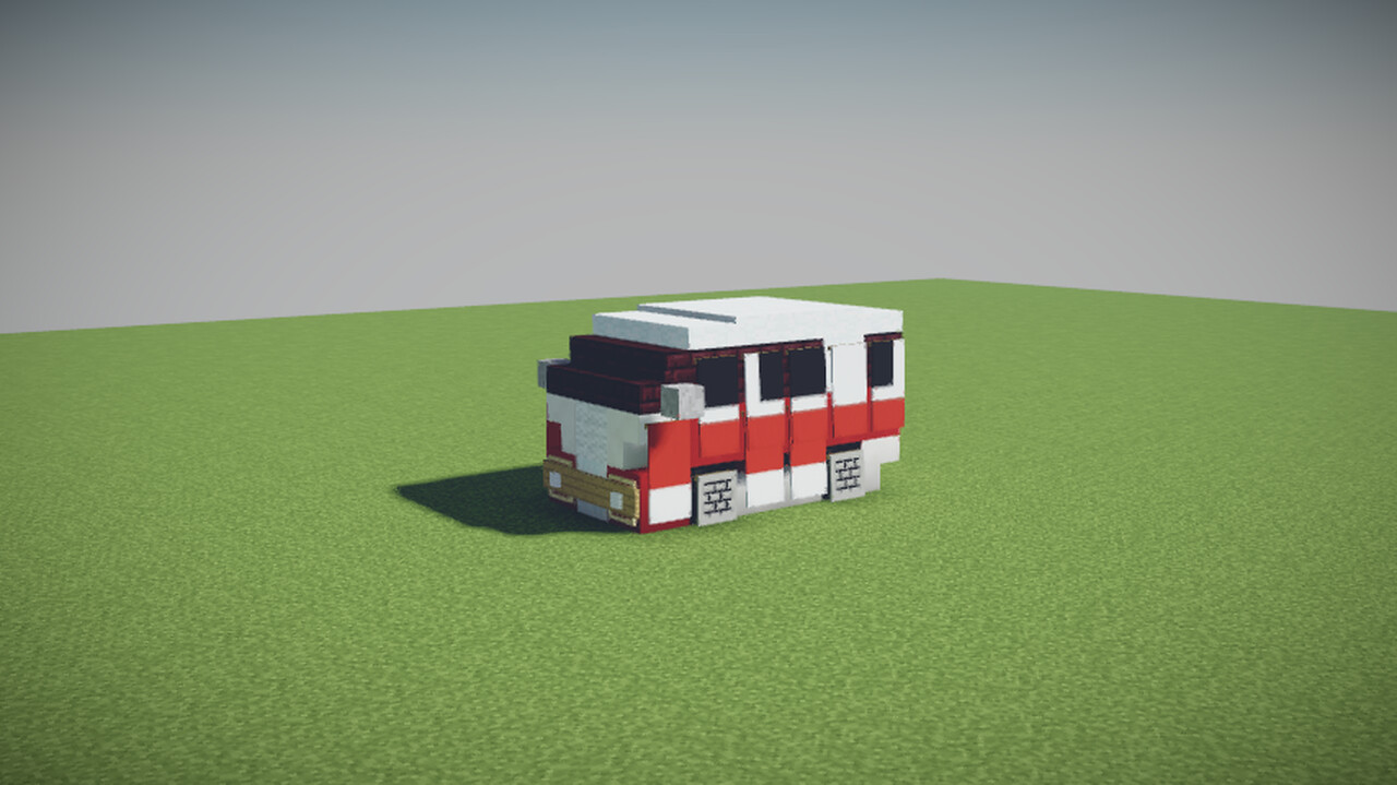 Japanese Mini VW Bus Minecraft Map