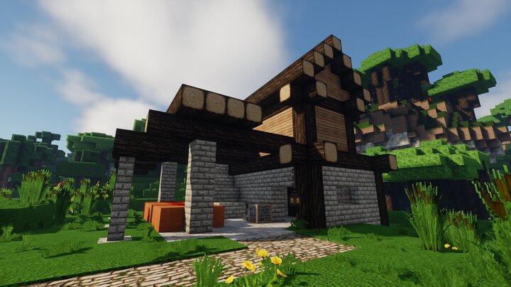 Starting Medieval Lifestyle Minecraft Map