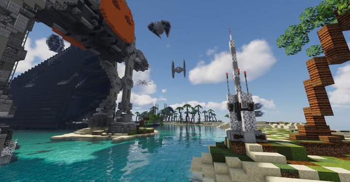 Star Wars Rogue One - Battle of Scarif (Download) Minecraft Map