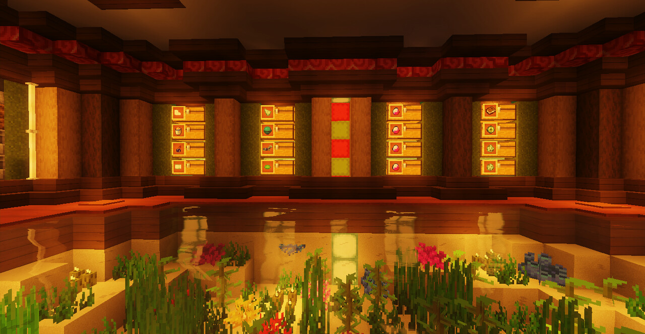 Minecraft - Storage Room Designs - Magazyn Minecraft Map