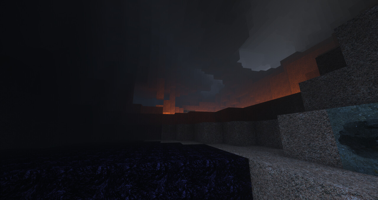 Underground mine shaft 820 ft deep Minecraft Map