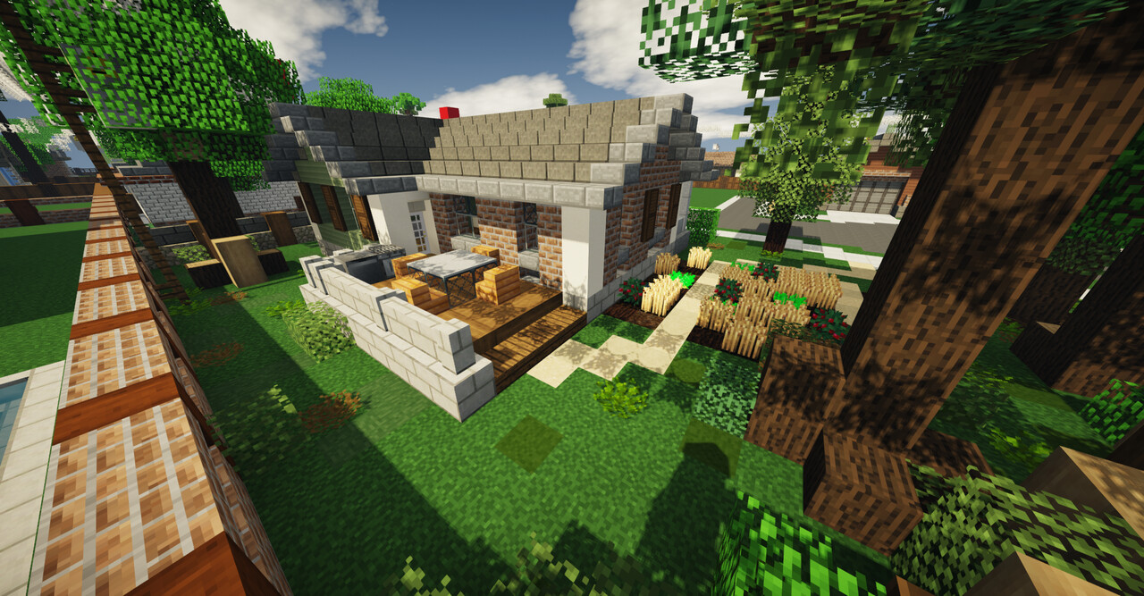 60's/50's bungalows Minecraft Map