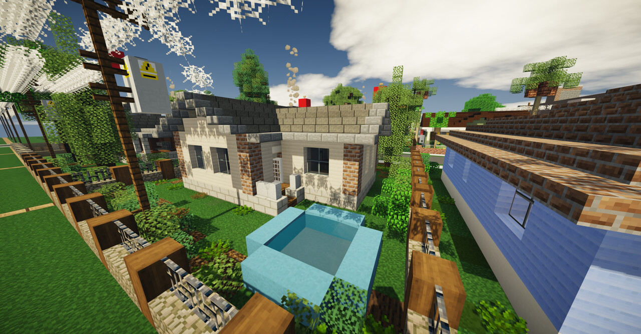 60's/50's bungalows Minecraft Map
