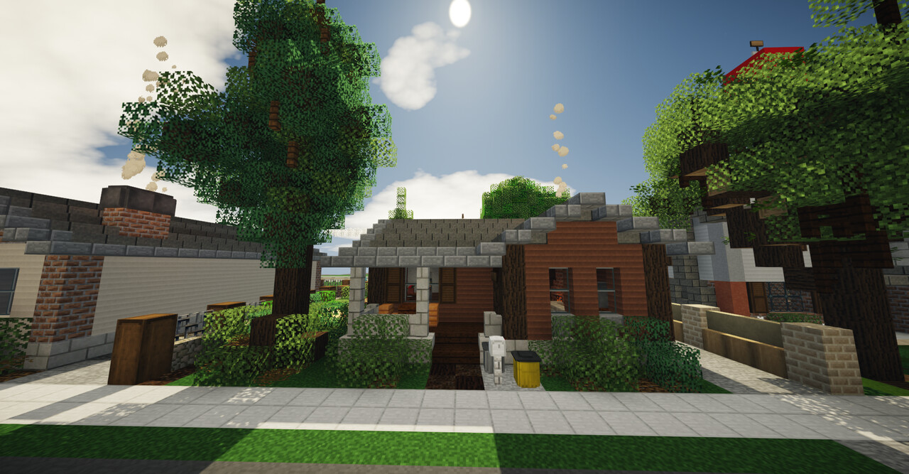 60's/50's bungalows Minecraft Map
