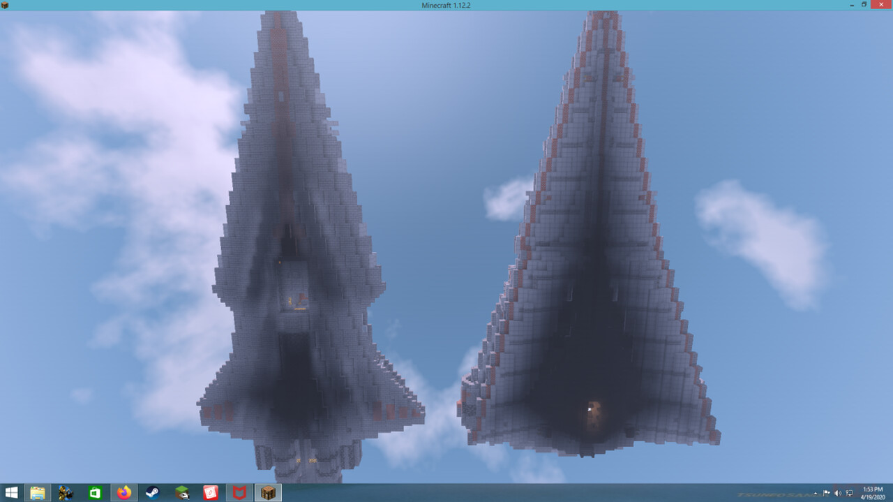 Nebula Class Star Destroyer Minecraft Map