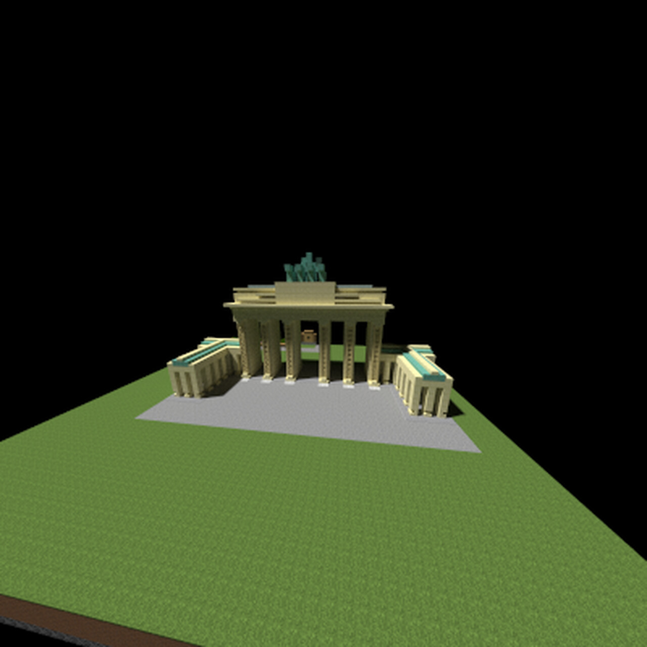 Brandenburger Tor, Berlin, Germany Minecraft Map