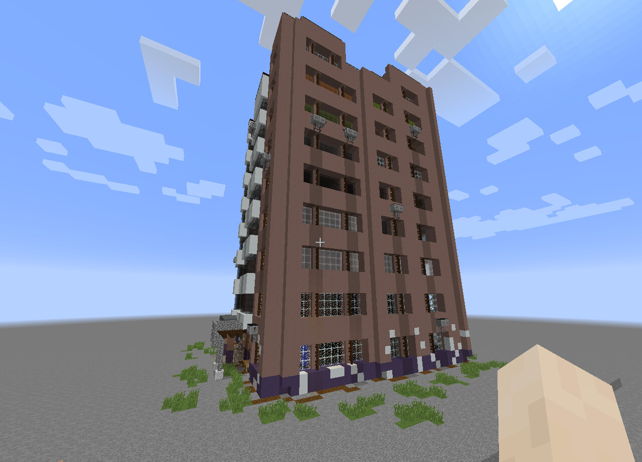RESIDENCE TOWER APARTMENT | FULL WITH CUSTOMIZABLE INTERIOR Minecraft Map