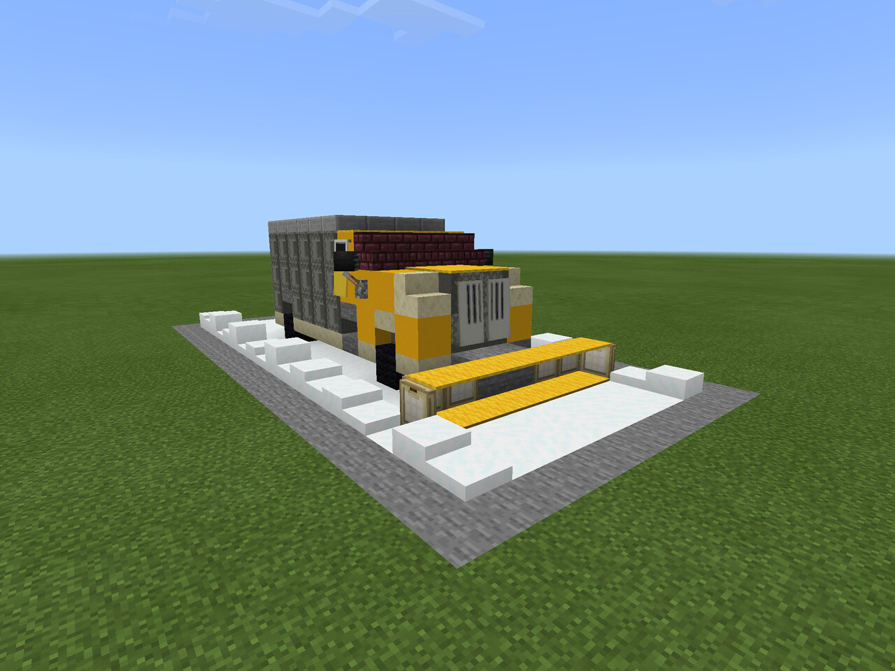 Big snow plow Minecraft Map