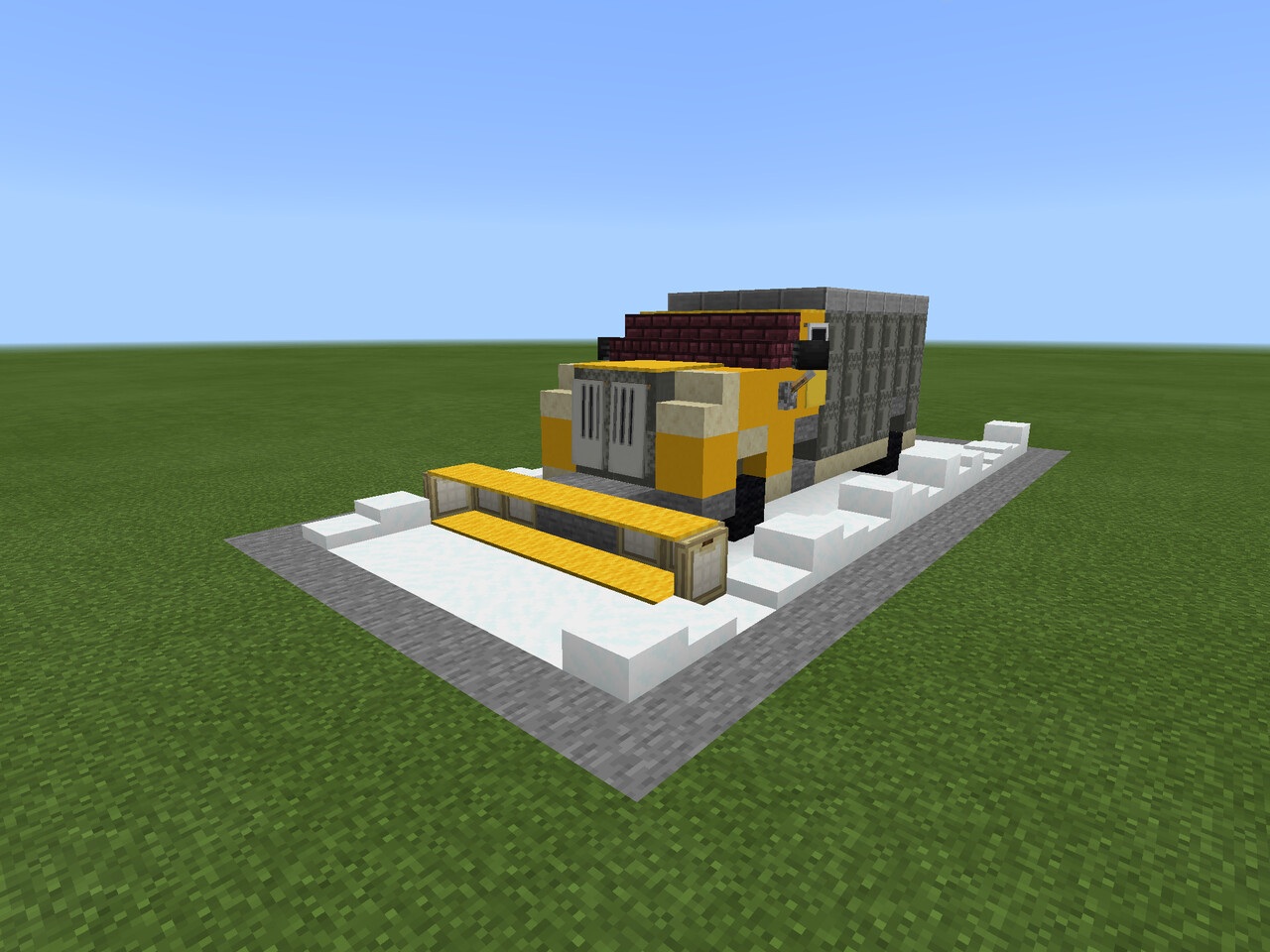 Big snow plow Minecraft Map