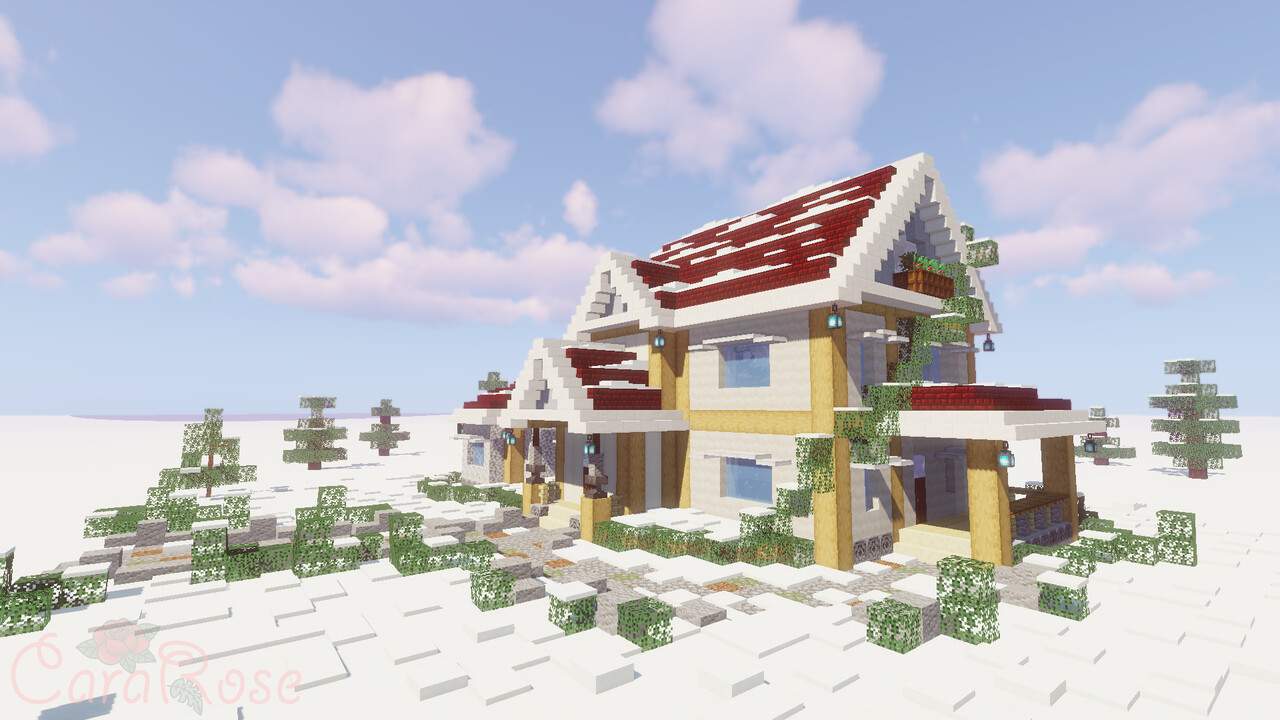 🎄 Christmas House Exterior [Downloadable for Contest] Minecraft Map