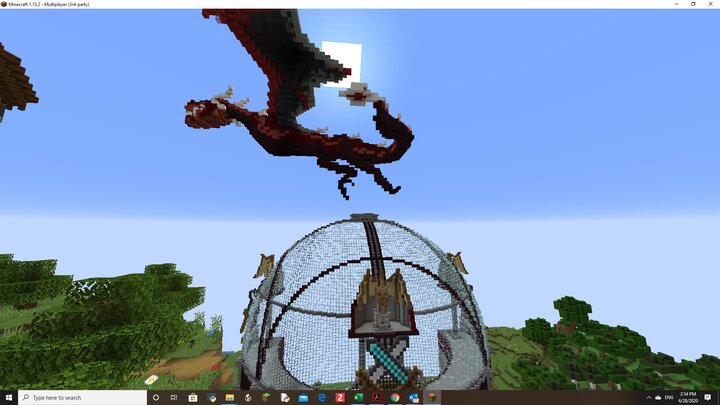 The Dragon Pit PVP Arena Minecraft Map
