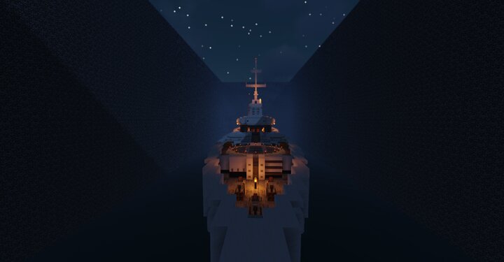 Superyacht Courage [+INTERIOR] Minecraft Map