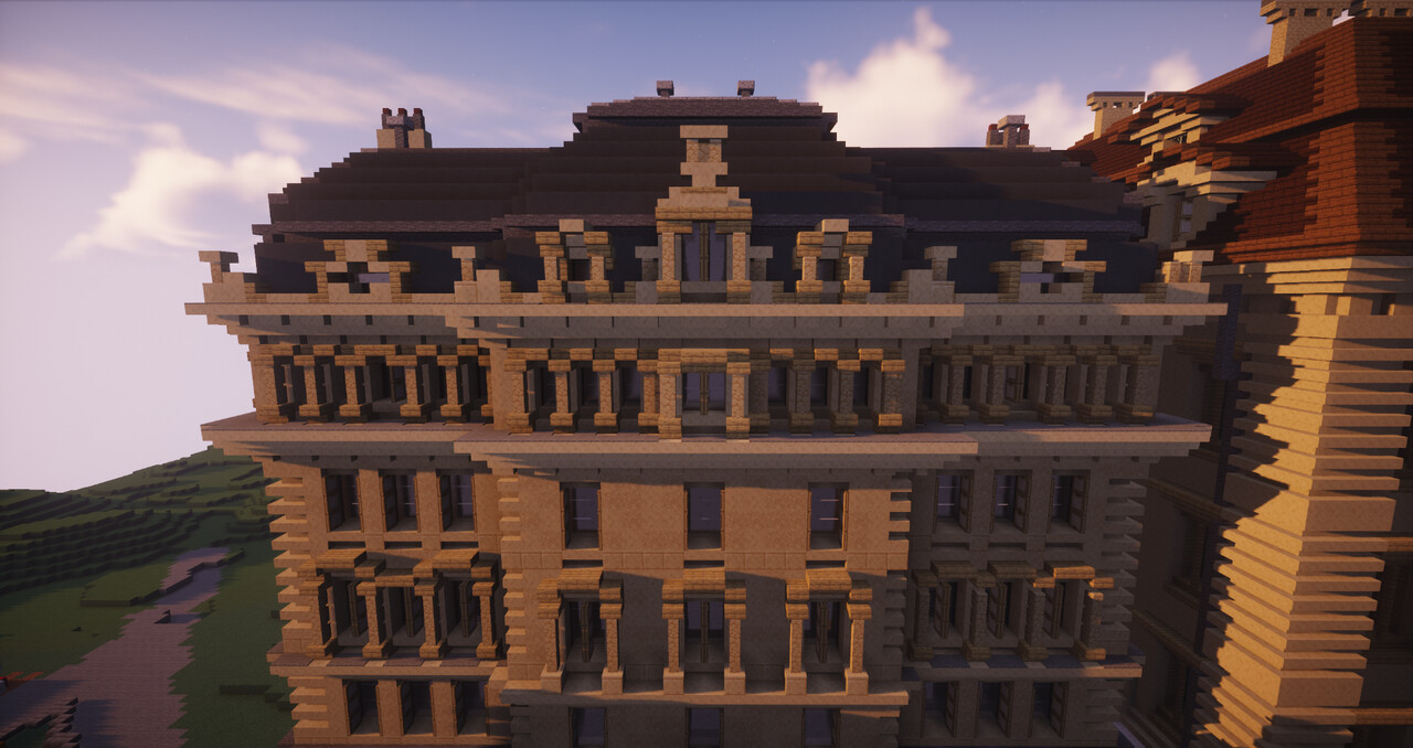 Austrian styled Victorian Bank Minecraft Map
