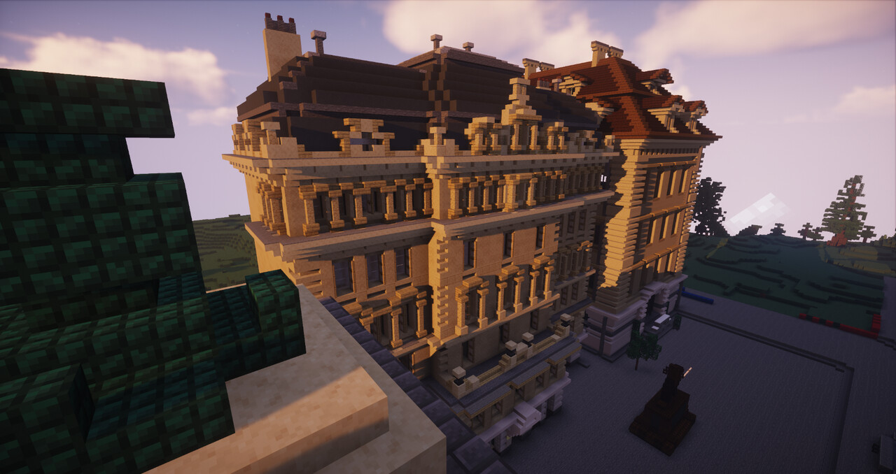 Austrian styled Victorian Bank Minecraft Map