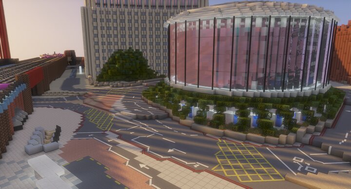 BFI Waterloo IMAX Cinema and Roundabout | Building London 1:1 Minecraft Map