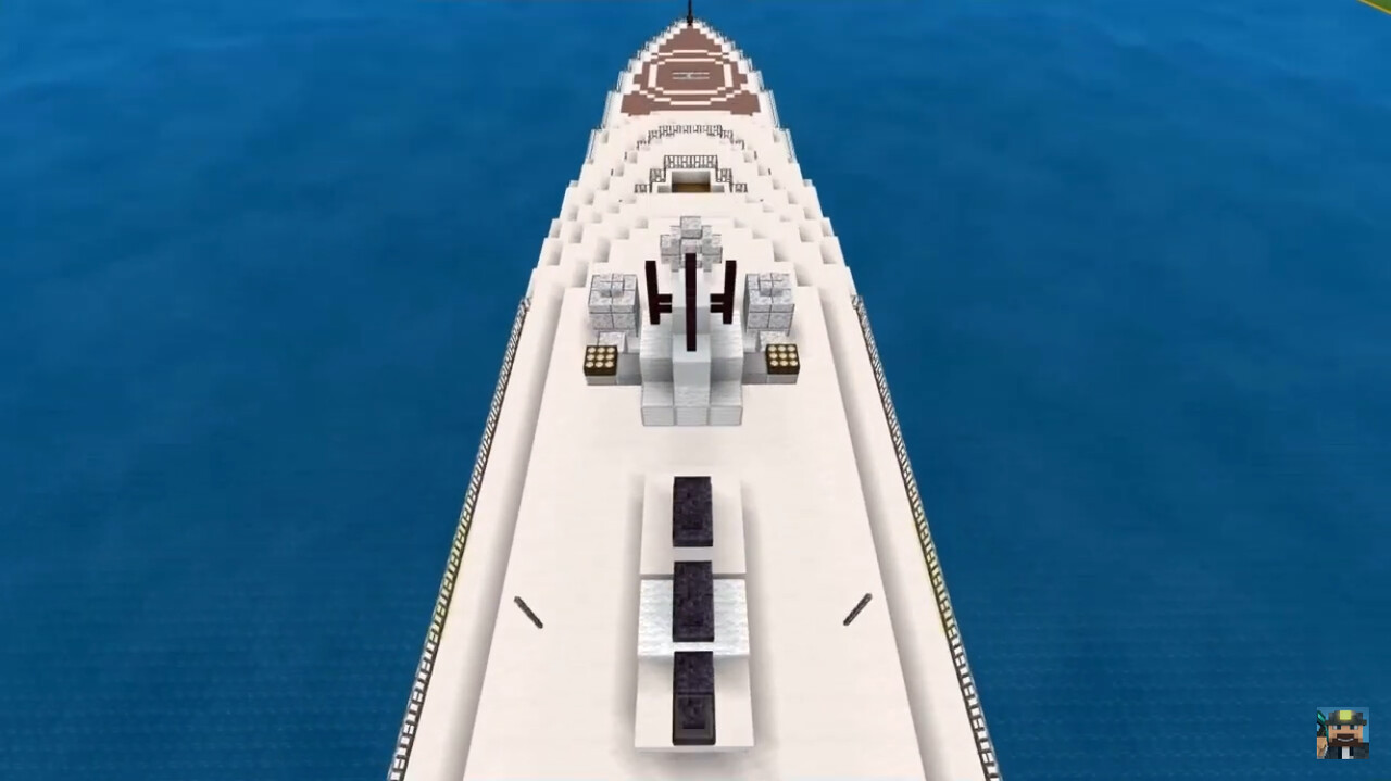 Minecraft Super Yacht Tutorial (Golden Odessey) Minecraft Map