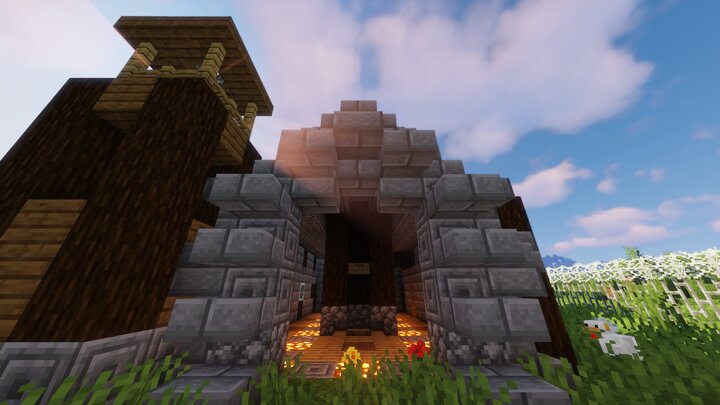 Old minecraft style server spawn Minecraft Map