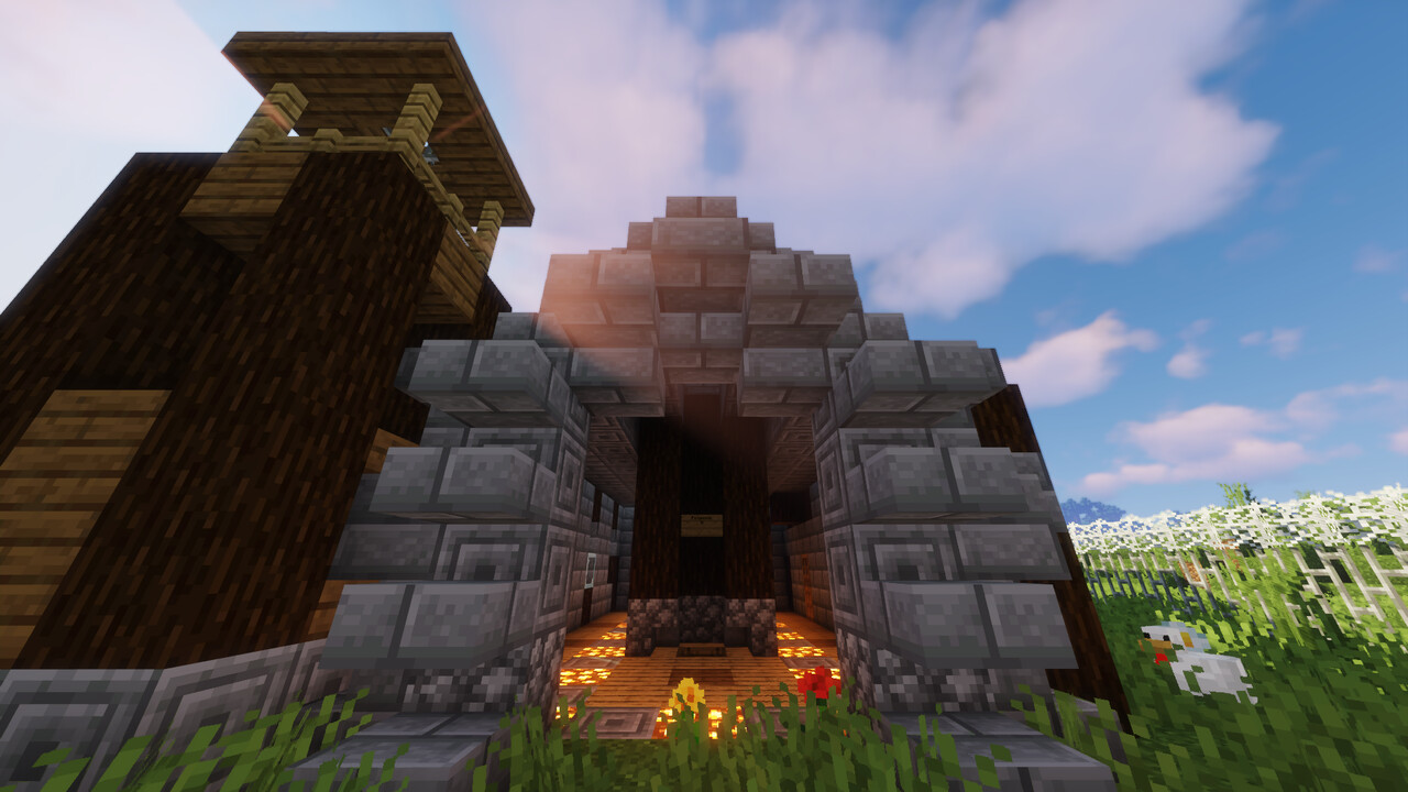 Old minecraft style server spawn Minecraft Map