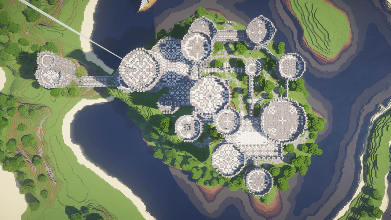 SOUTH KINGDOM - WHITE CITADEL Minecraft Map