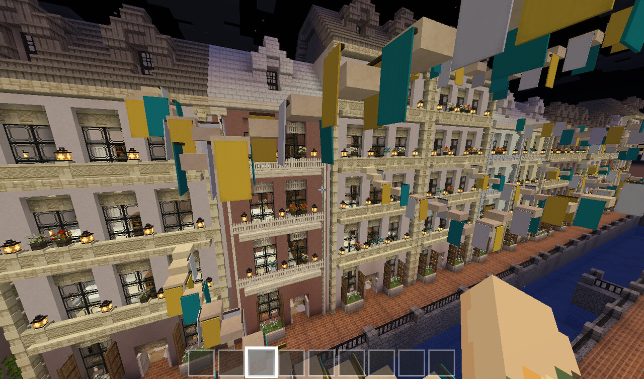 european inspired city streets Minecraft Map