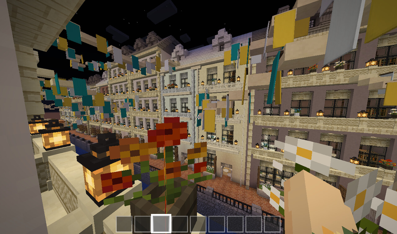 european inspired city streets Minecraft Map