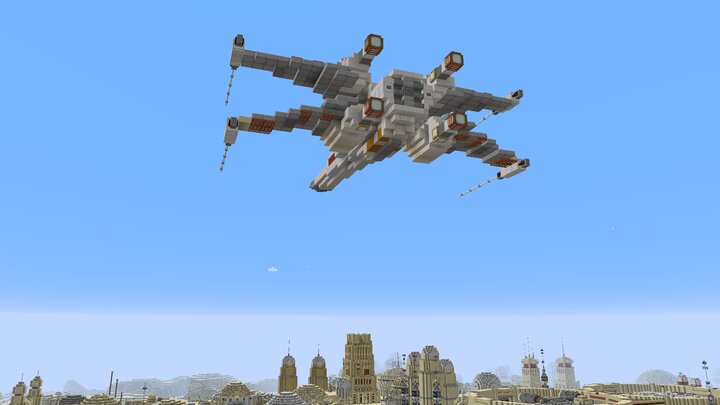 Star Wars - T65B X-Wing | Download Minecraft Map