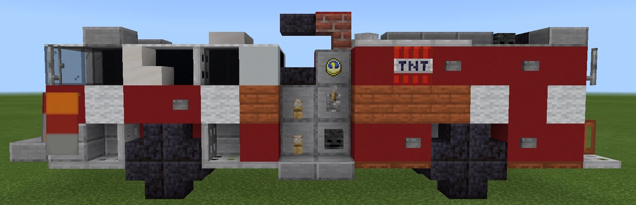 FDNY Mack CF Foam engine (CREDIT TO CRAFTYFOXE) Minecraft Map
