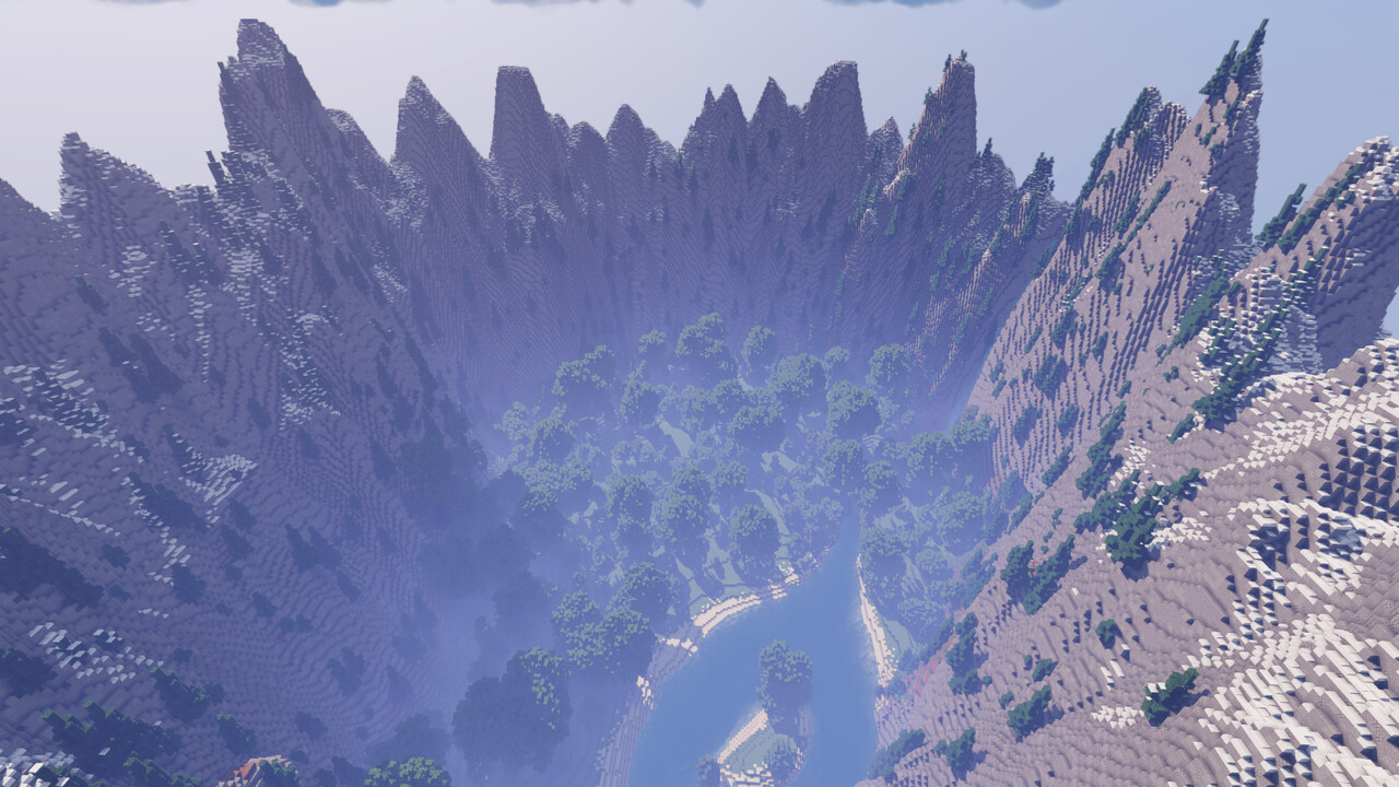 Enclosed Valley V2 Minecraft Map