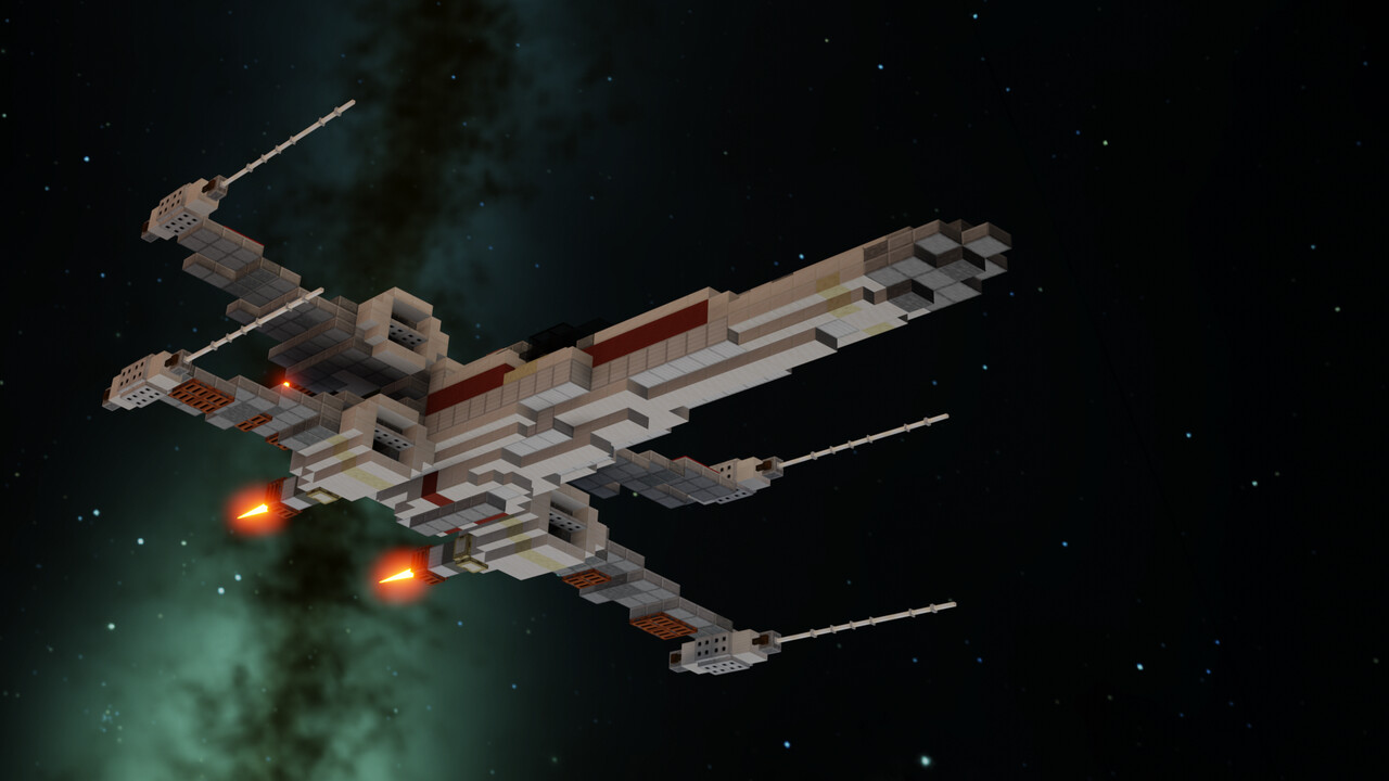Star Wars - T65B X-Wing | Download Minecraft Map