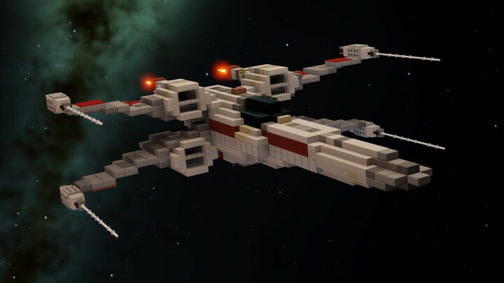 Star Wars - T65B X-Wing | Download Minecraft Map