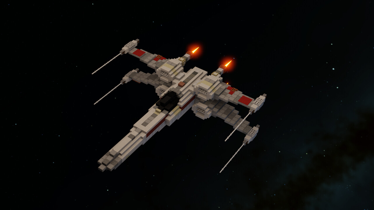 Star Wars - T65B X-Wing | Download Minecraft Map