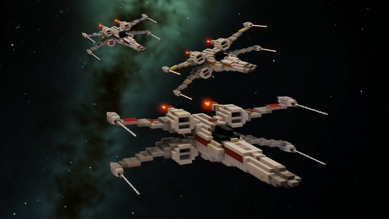 Star Wars - T65B X-Wing | Download Minecraft Map