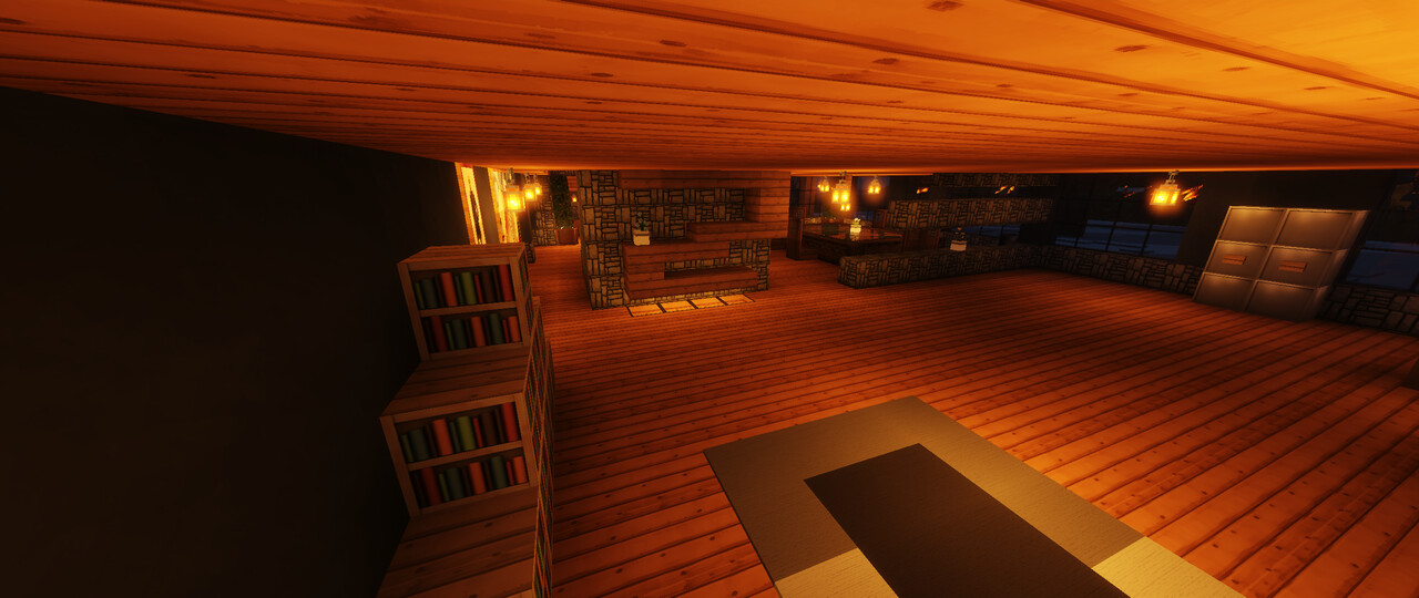 Modern Mountain Chalet Minecraft Map