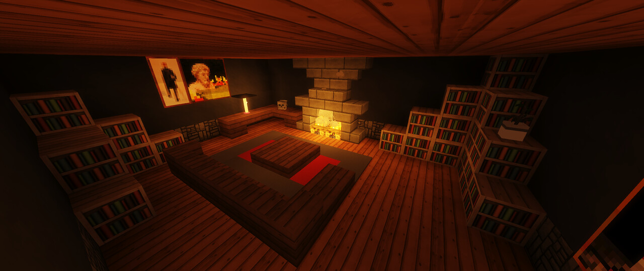 Modern Mountain Chalet Minecraft Map