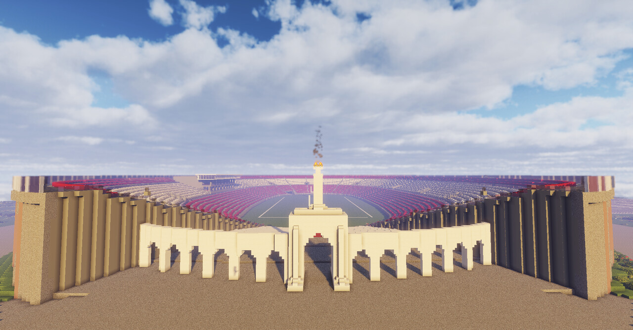 LA Memorial Coliseum Minecraft Map
