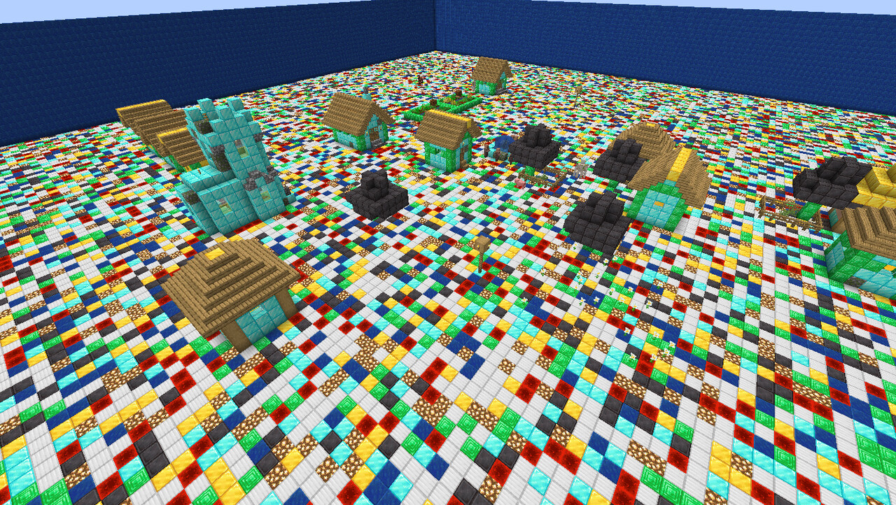 Ores blocks village Minecraft Map