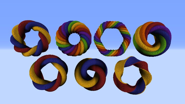 Colourful Knots Minecraft Map