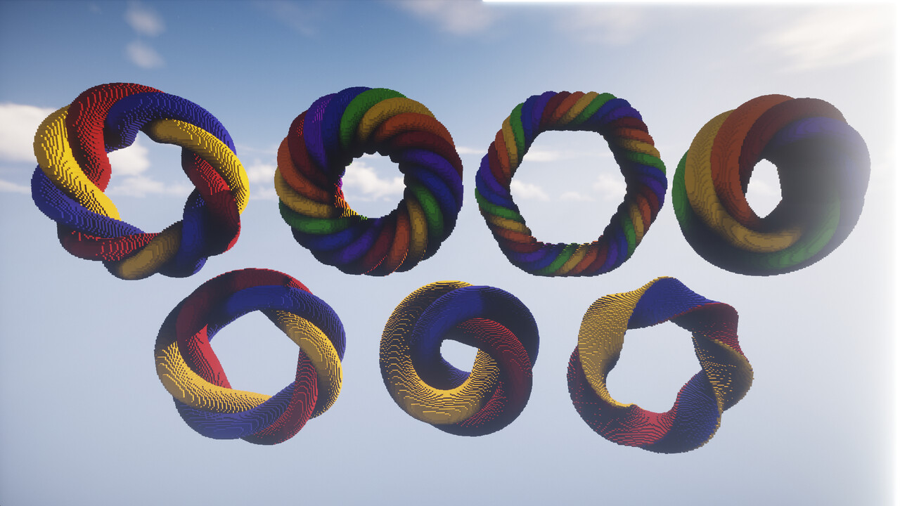 Colourful Knots Minecraft Map