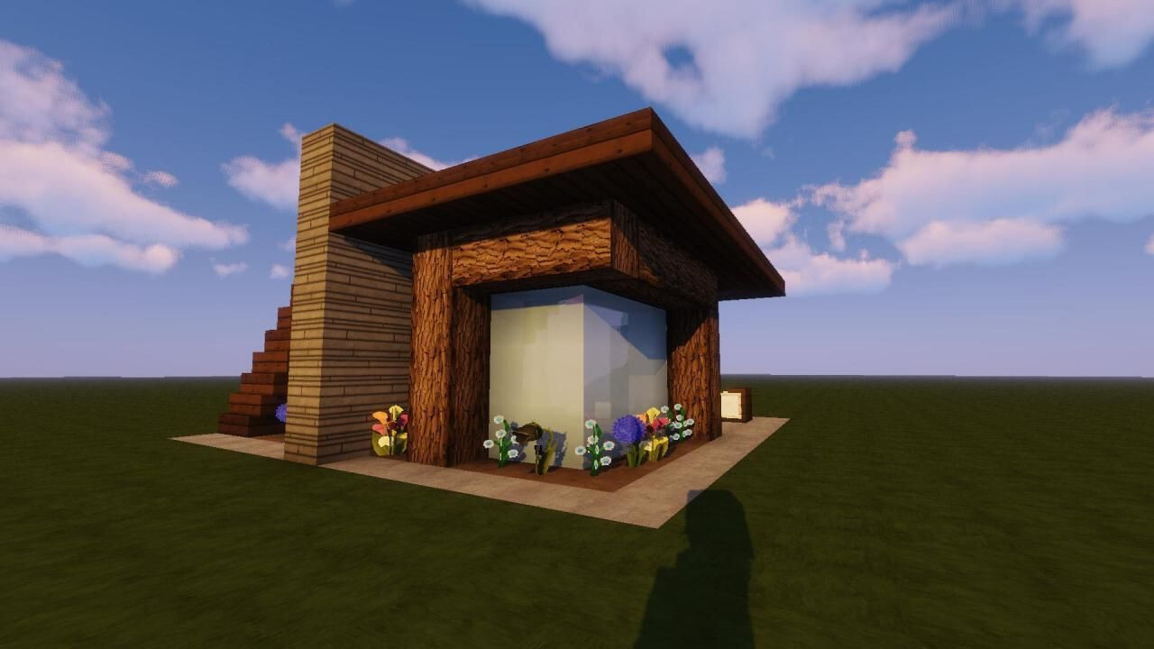 Simple Modern House 12x12 Minecraft Map