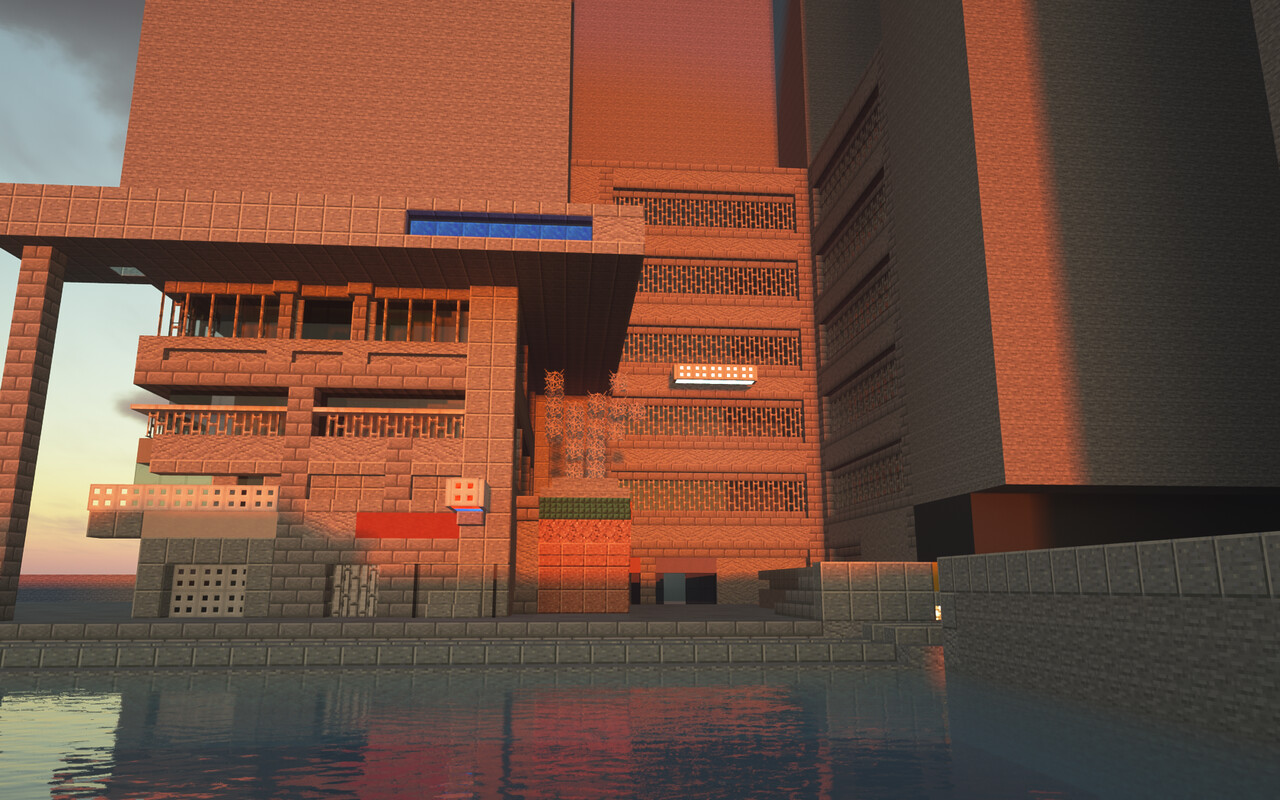 Neon district Minecraft Map