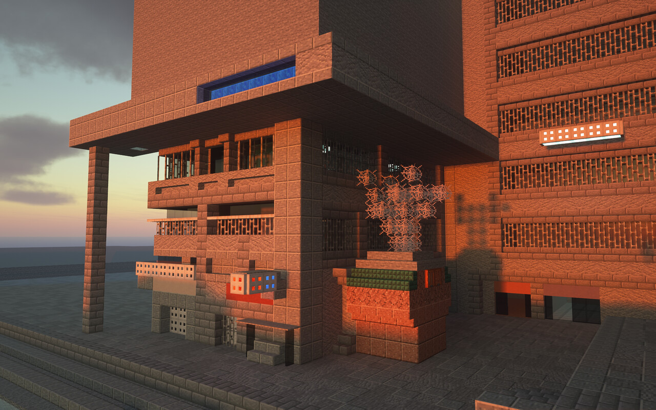 Neon district Minecraft Map