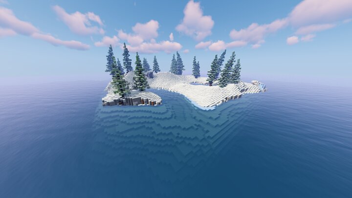 Snowy Island Minecraft Map
