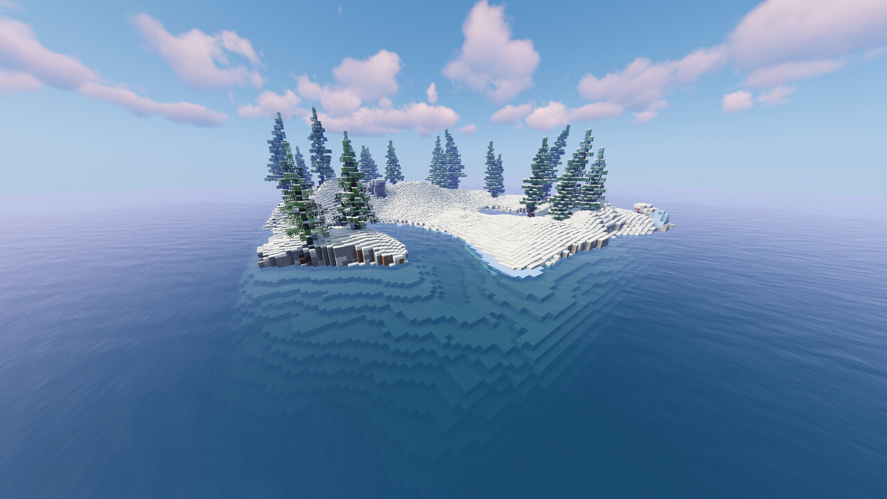 Snowy Island Minecraft Map