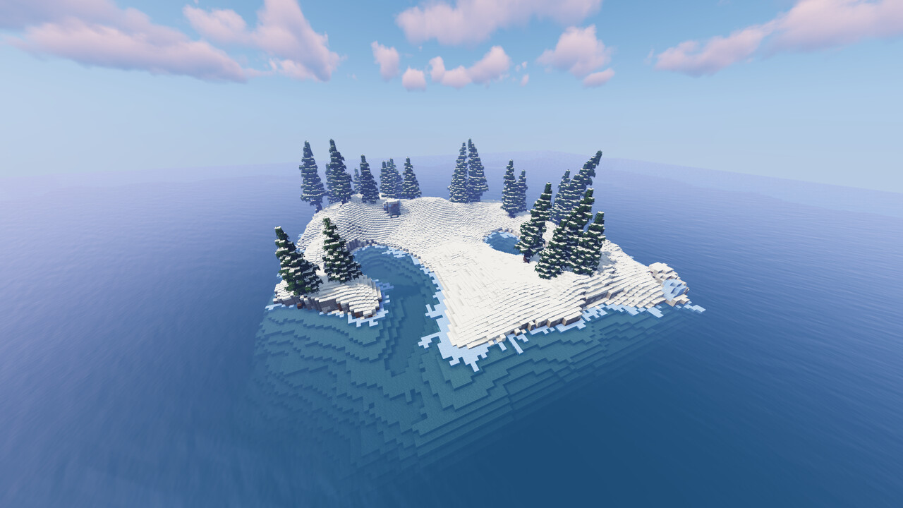 Snowy Island Minecraft Map