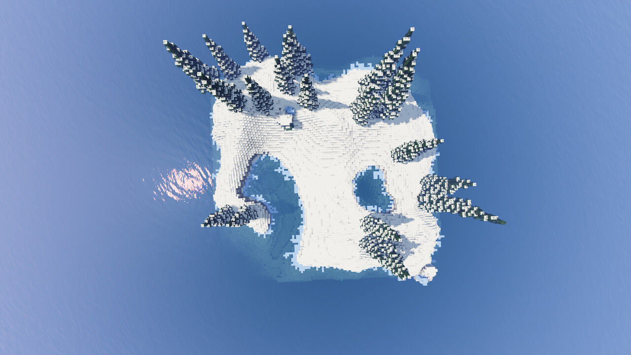 Snowy Island Minecraft Map
