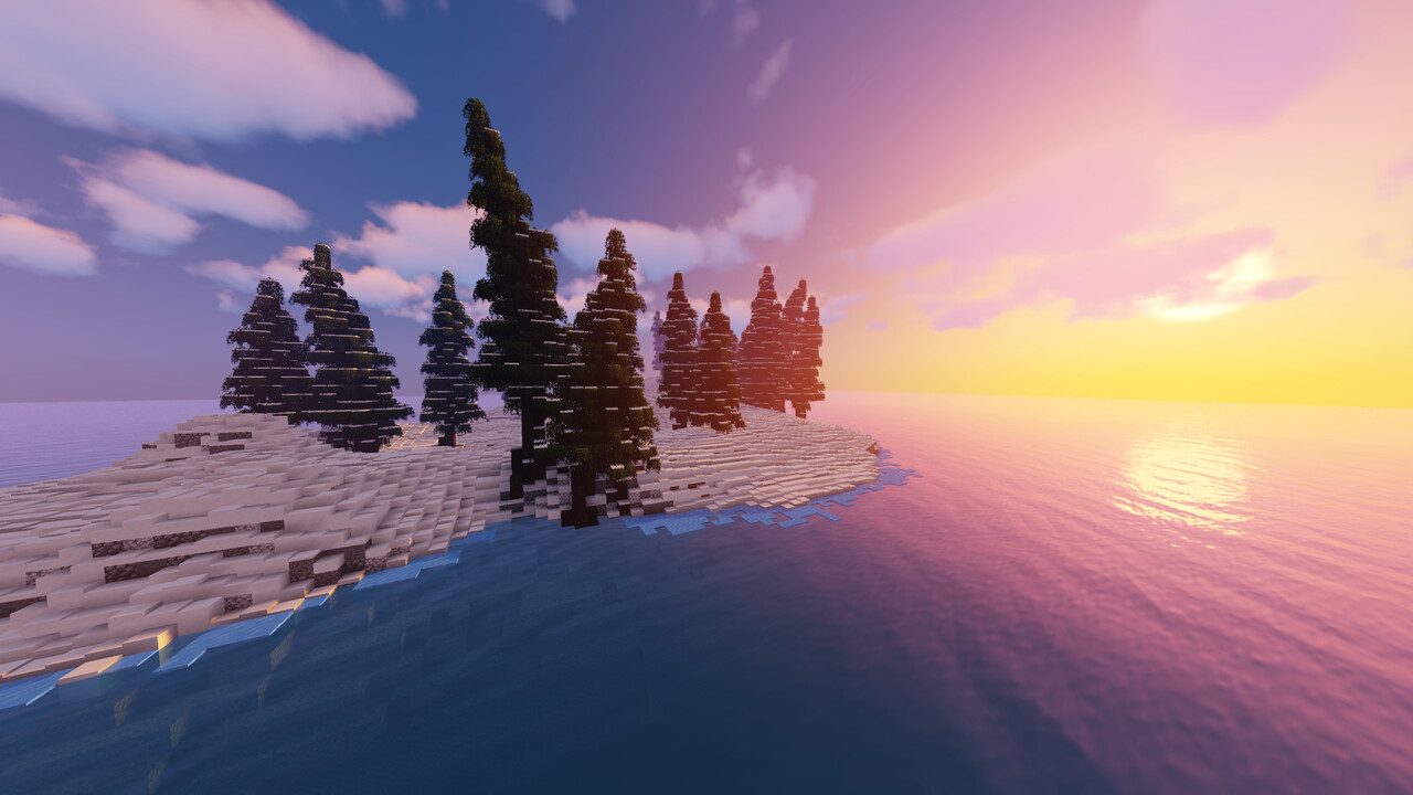 Snowy Island Minecraft Map