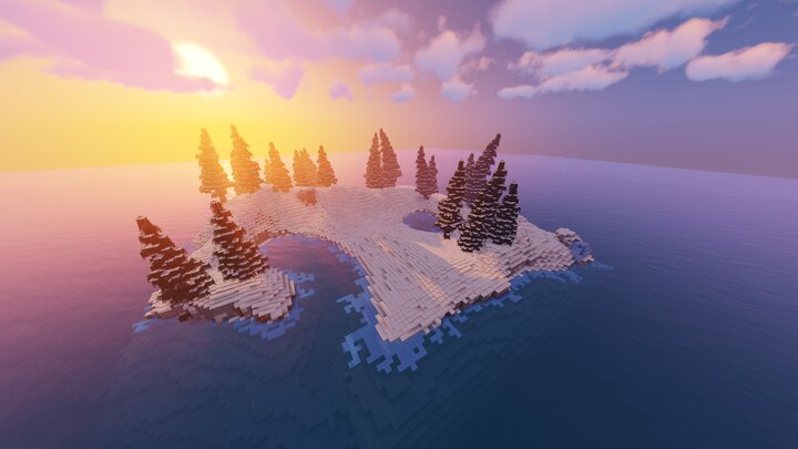 Snowy Island Minecraft Map